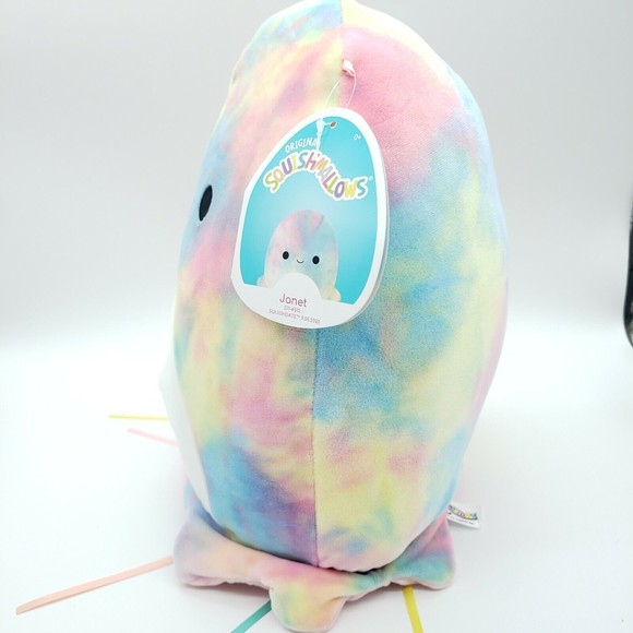 Kellytoy | Toys | Squishmallow Plush Janet The Rainbow Tie Dye ...